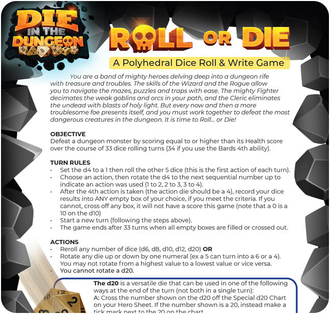 Roll or Die – PNPArcade