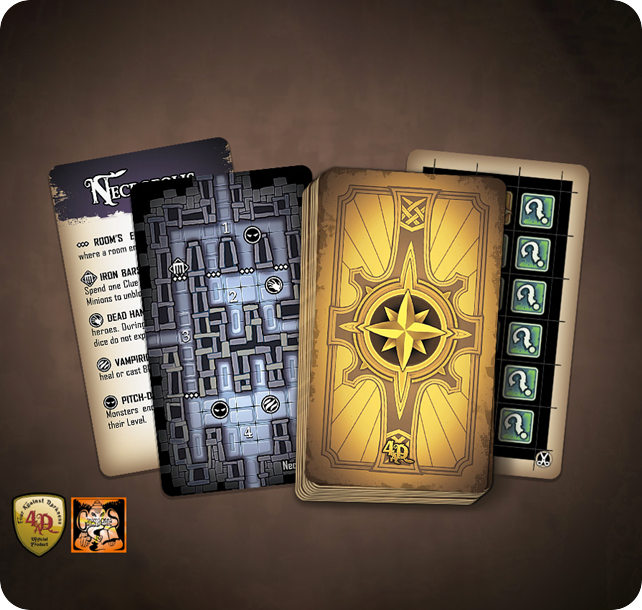 Four Against Darkness: Map Deck 1: Necropolis – PNPArcade