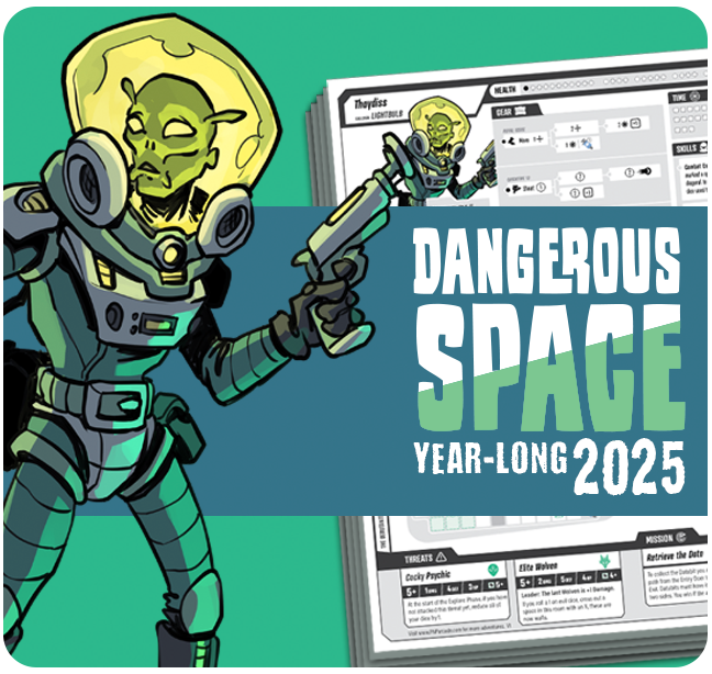 Dangerous Space 2025 Year-Long Adventure Set (New Missions) – PNPArcade