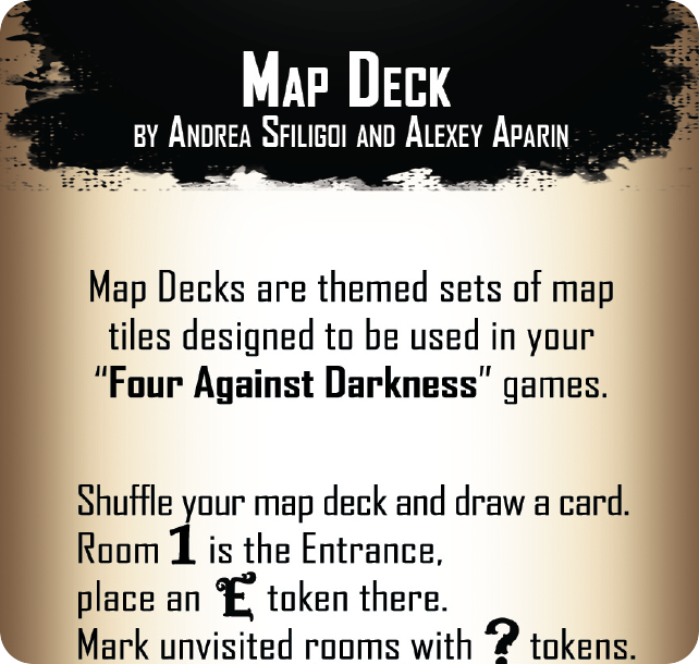 Four Against Darkness: Map Deck 1: Necropolis – PNPArcade